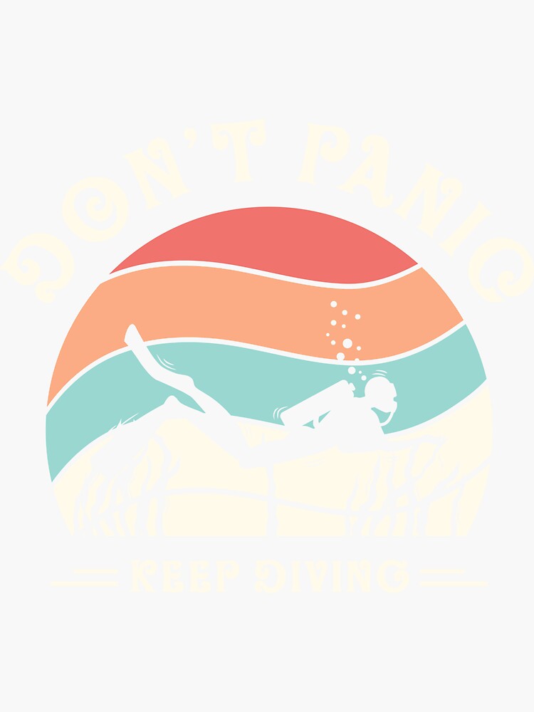 "Scuba diving Gifts for a Diving fan" Sticker by THaDesign | Redbubble