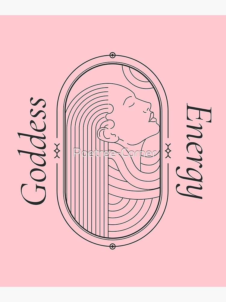 "Goddess Energy Digital Art" Poster for Sale by Poetree-Corner | Redbubble