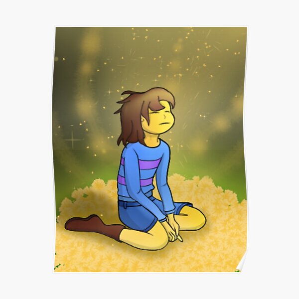 "Undertale Frisk- Fallen" Poster by RosieVampire | Redbubble