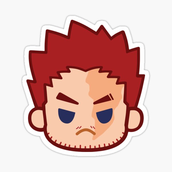 Pegatina «Endeavour / Enji Todoroki - Versión casual Chibi» de yokute ...