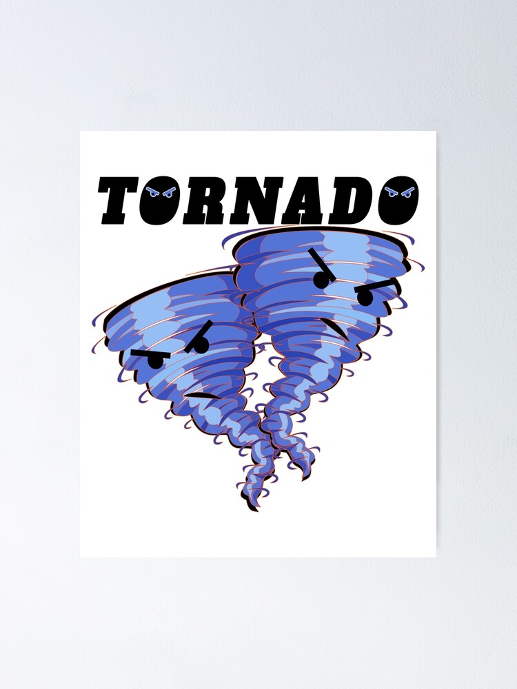 "Angry Tornado - Twister" Poster for Sale by uranus-art | Redbubble