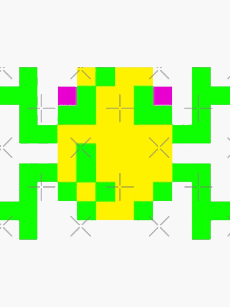 "Frogger " Sticker for Sale by rzlatssunrise | Redbubble