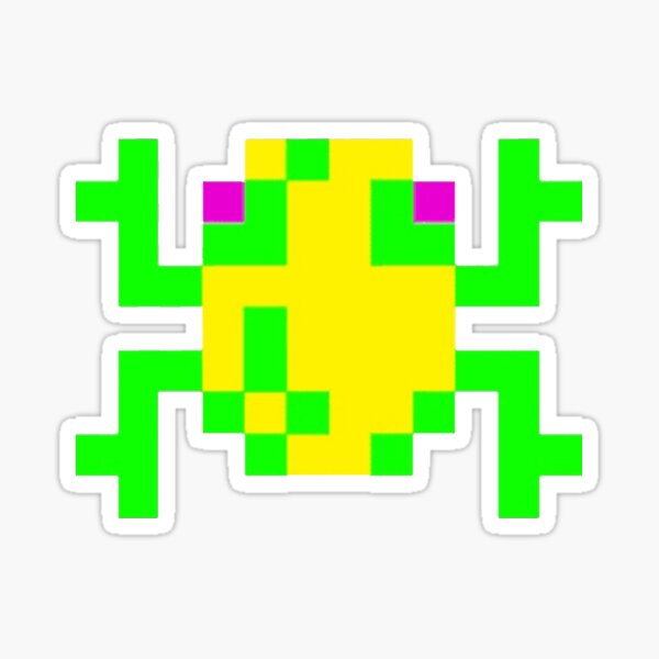 "Frogger " Sticker for Sale by rzlatssunrise | Redbubble