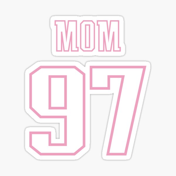 "Mom Sports Design number 97" Sticker for Sale by KMac677 | Redbubble