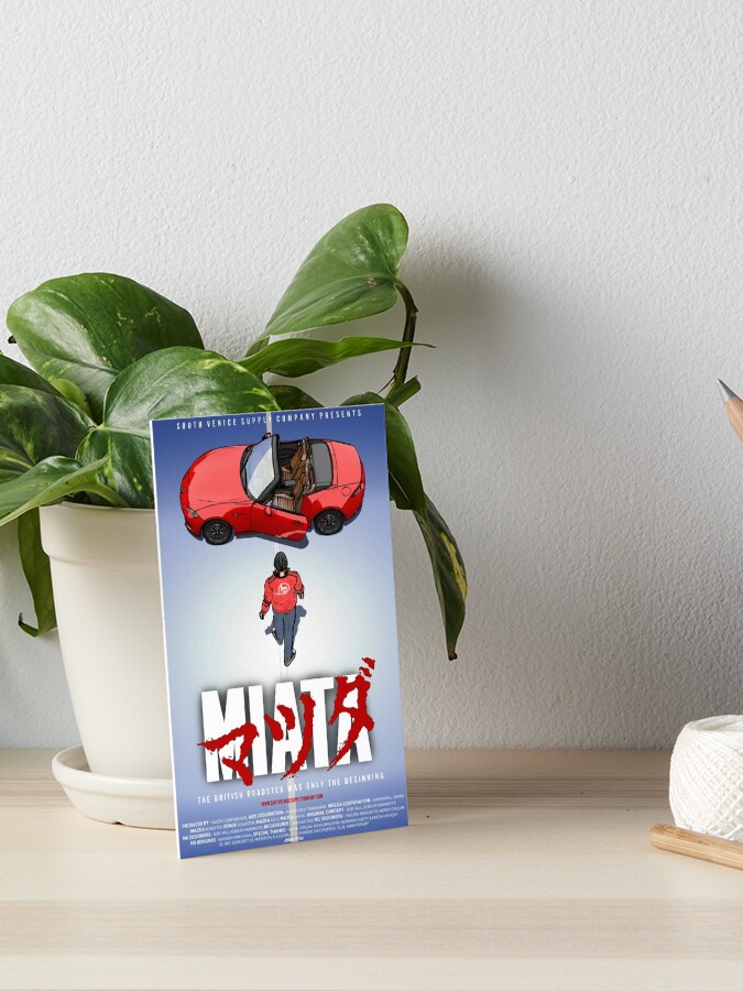 "SVSC ND Mazda Miata Anime Poster" Art Board Print for Sale by ...