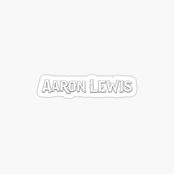 "Aaron Lewis" Sticker for Sale by DrewGoulet | Redbubble