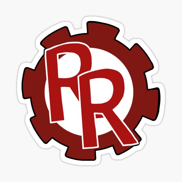 "Minimalistic BNHA Red Riot Logo Sticker" Sticker by justevan3 | Redbubble