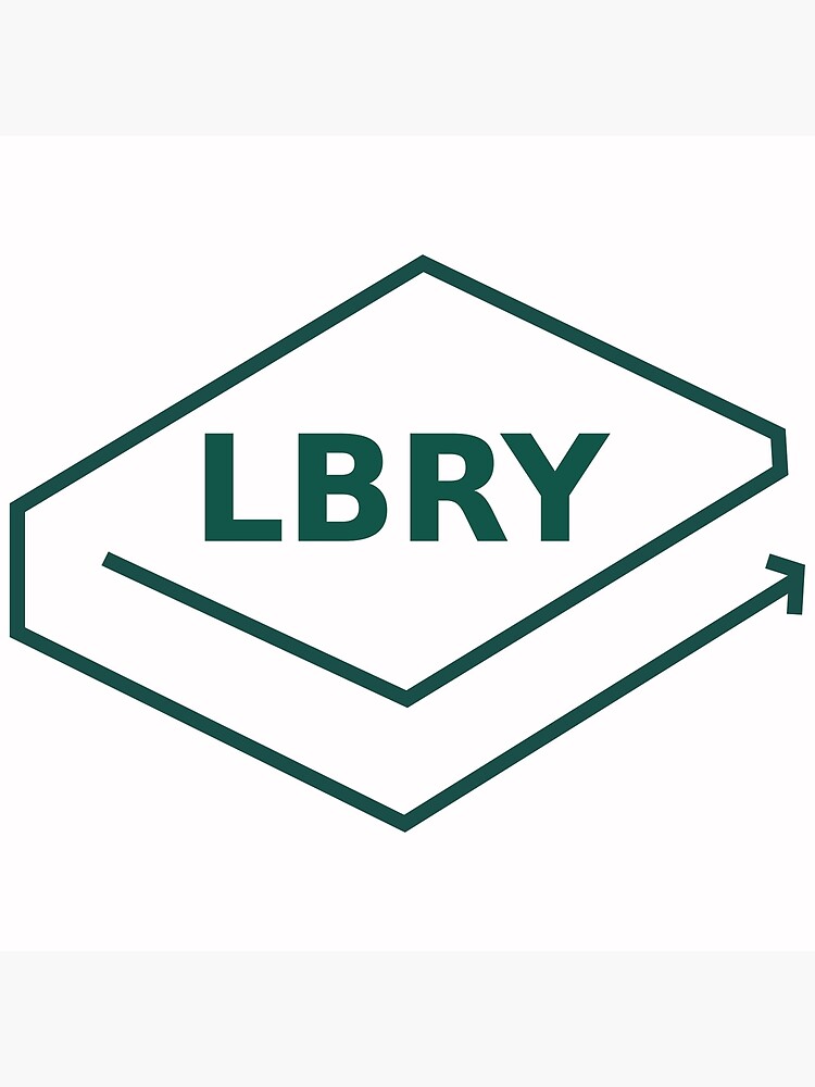"LBRY logo " Art Print by ActonBennettart | Redbubble