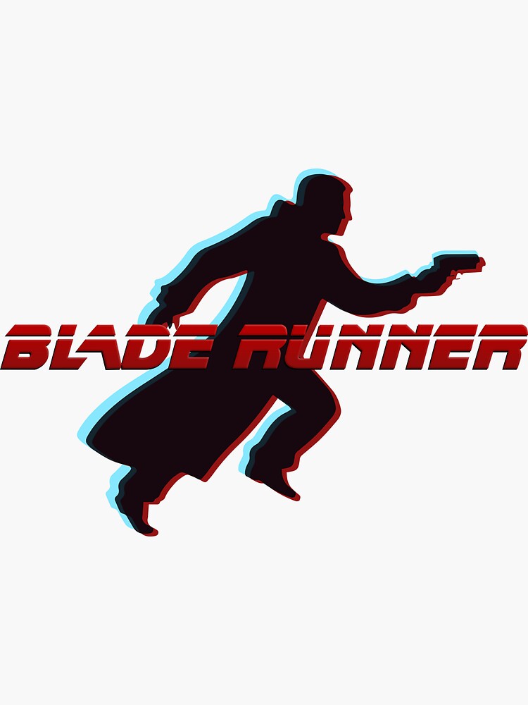 "Classic Blade Runner" Sticker for Sale by roboticat | Redbubble
