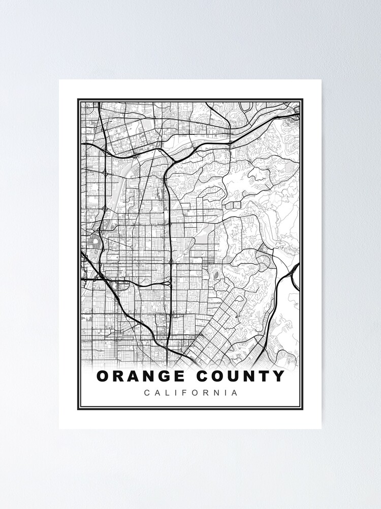 Orange California Map