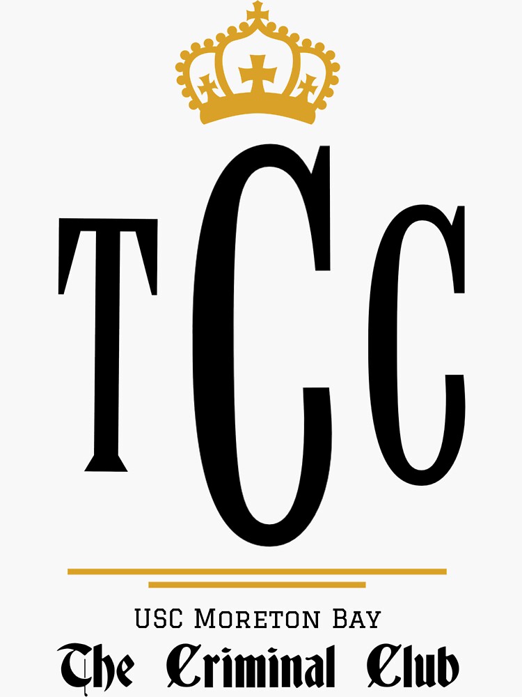 "USC TCC Black logo" Sticker for Sale by FabFallon20 | Redbubble