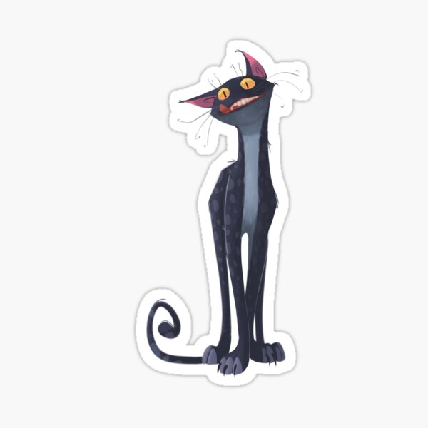"Inadequate cat" Sticker for Sale by aveartz | Redbubble