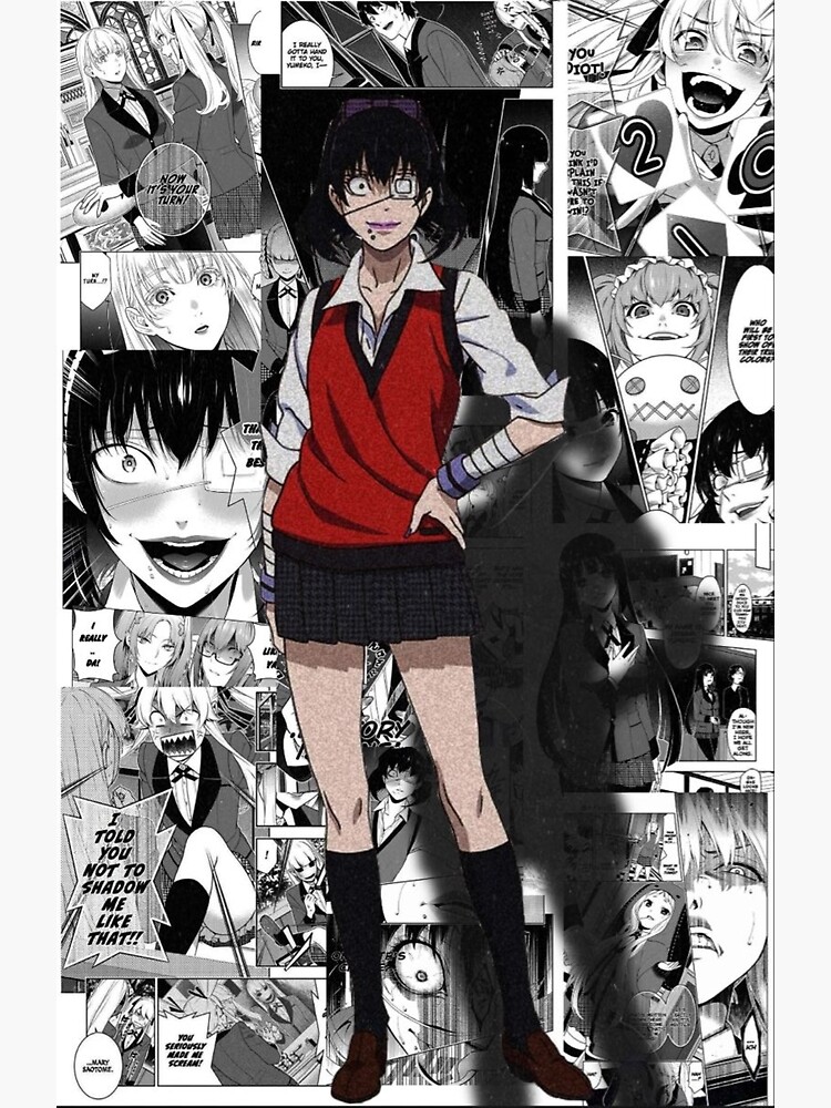 Poster « kakegurui anime - midari ikishima », par artsybubblee | Redbubble