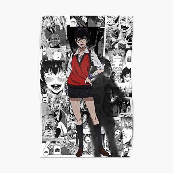 "kakegurui anime - midari ikishima" Poster for Sale by artsybubblee ...