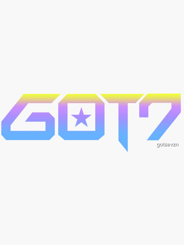 "GOT7 Gradient logo 2.0" Sticker for Sale by gotsevzn | Redbubble