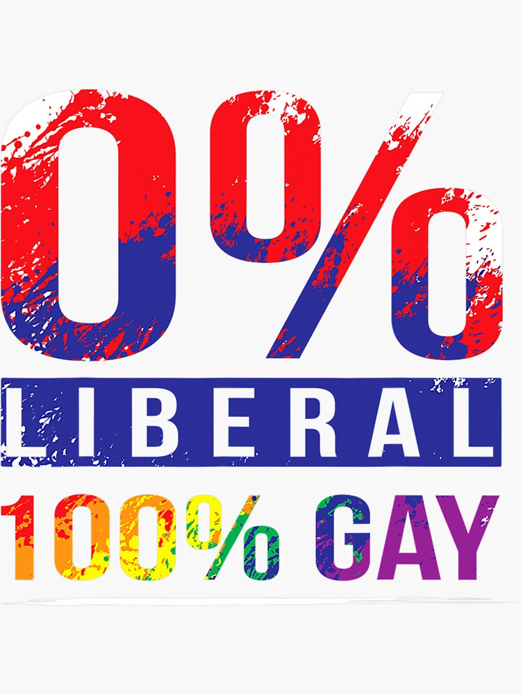 "Conservative Gay Pride Rainbow Flag Lgbt" Sticker for Sale by ...