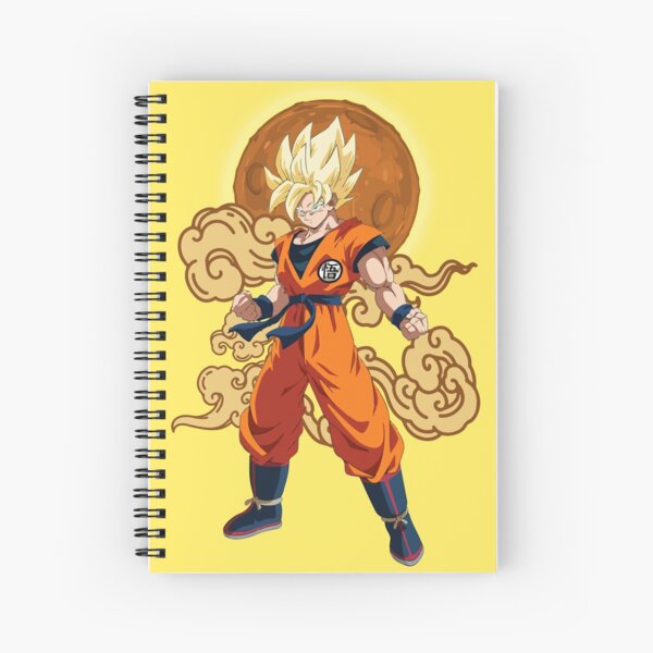 "Goku SSJ2 - Dragon Ball" Spiral Notebook for Sale by reelanimedragon ...