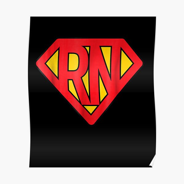 Nurse Superhero Posters | Redbubble
