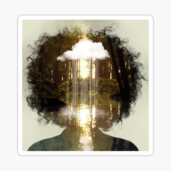 "Brain Rain" Sticker for Sale by vinpez | Redbubble