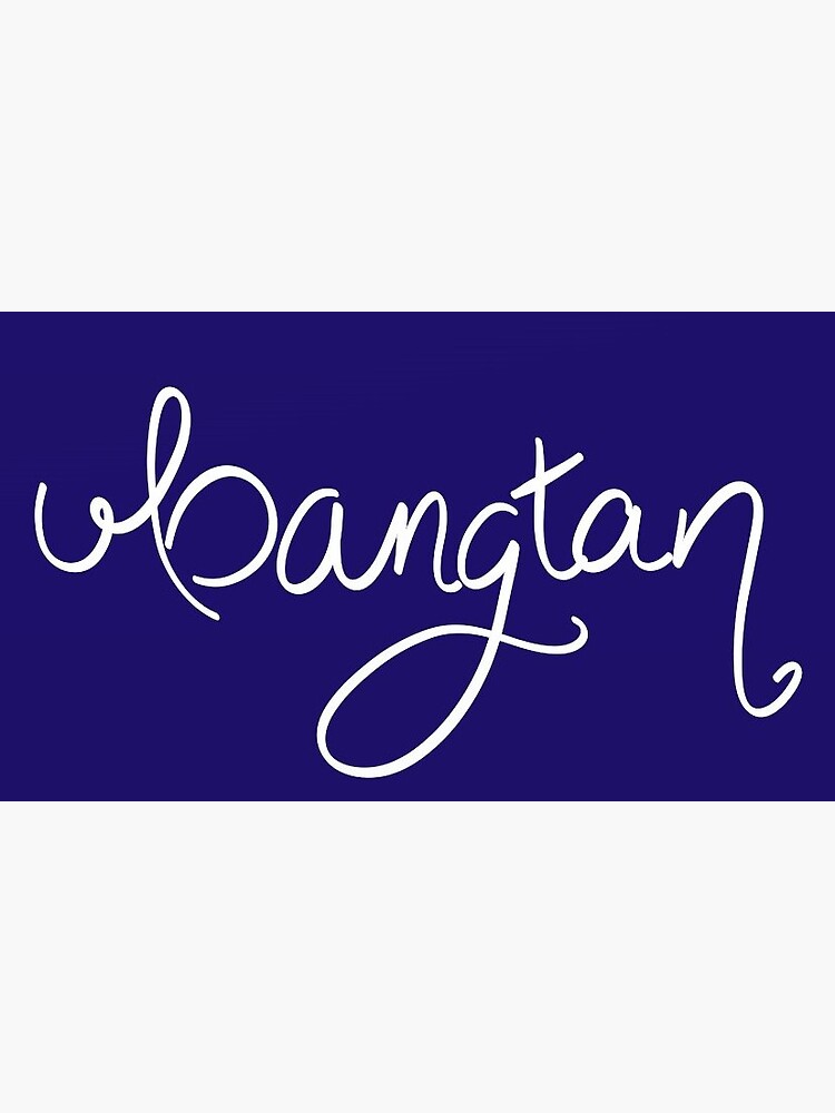 "BTS (blue)" Sticker for Sale by nicki17 | Redbubble