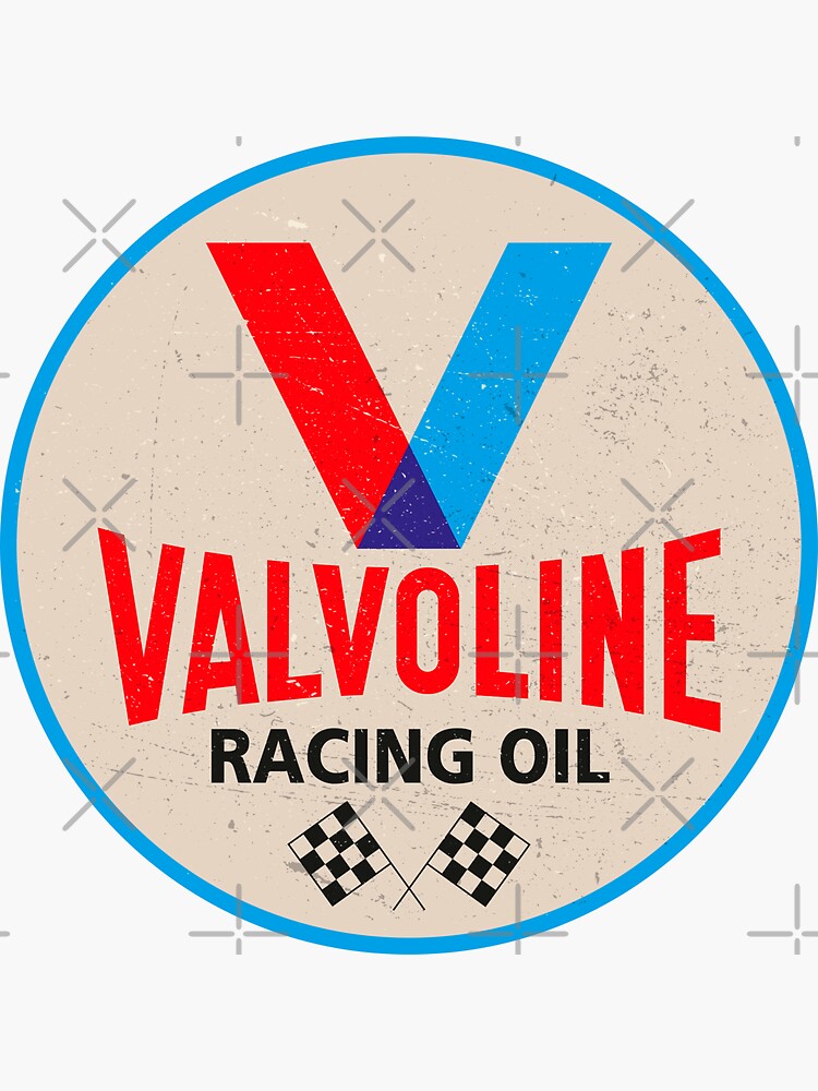 "Valvoline Racing oil vintage sign 1960" Sticker for Sale by Ploxd ...