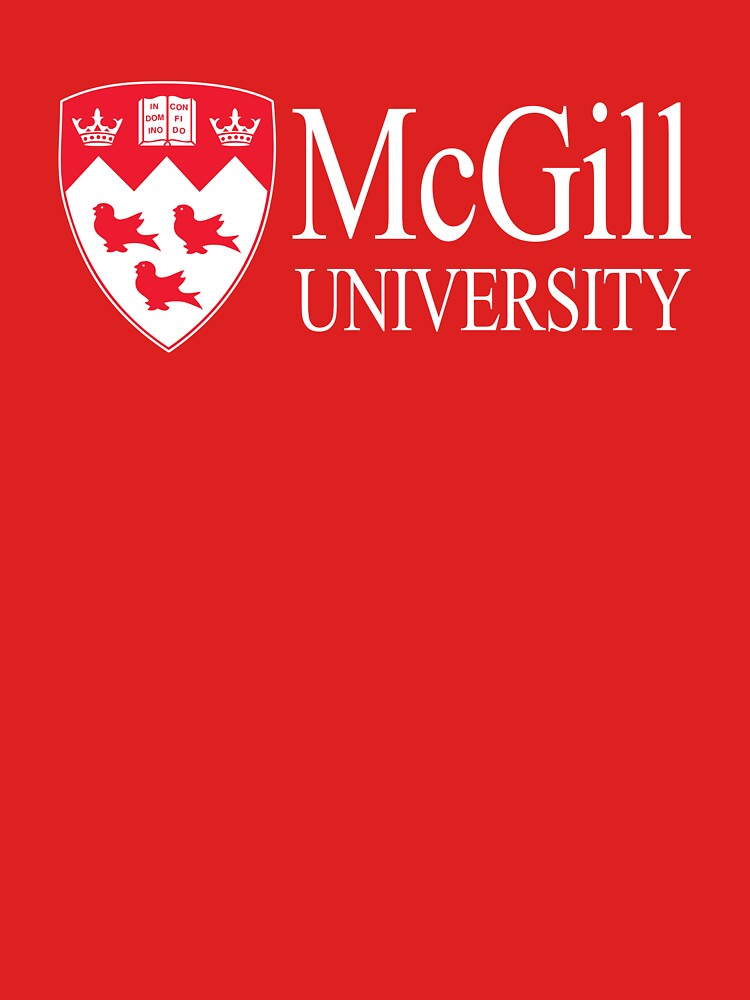"McGill University" T-shirt for Sale by jinaekang47 | Redbubble ...