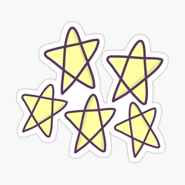 "stars" Sticker for Sale by emilyhodg | Redbubble