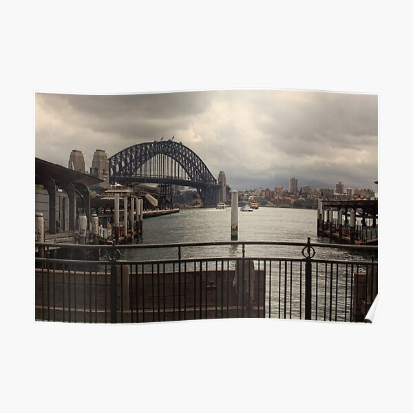 "Circular Quay" Poster for Sale by MelBrackstone | Redbubble