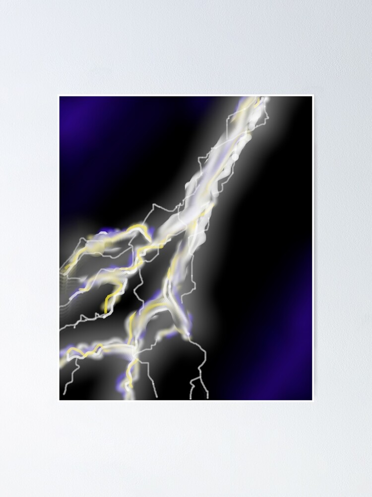 "Lightning Strike" Poster for Sale by DesignsbyEC | Redbubble