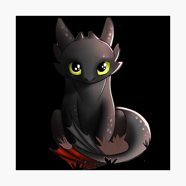 "Cute Toothless" Photographic Print by artask | Redbubble