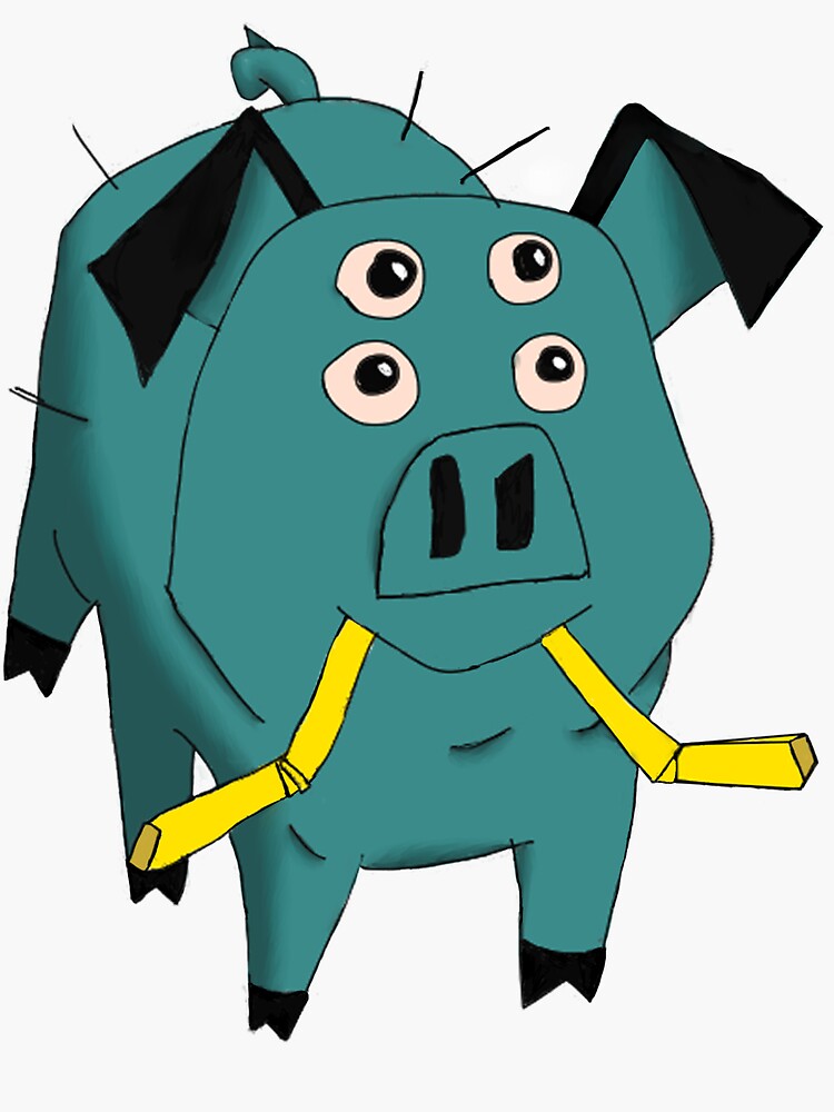 "Mandu Kipo and the Age of Wonderbeasts" Sticker by Nothingirl | Redbubble