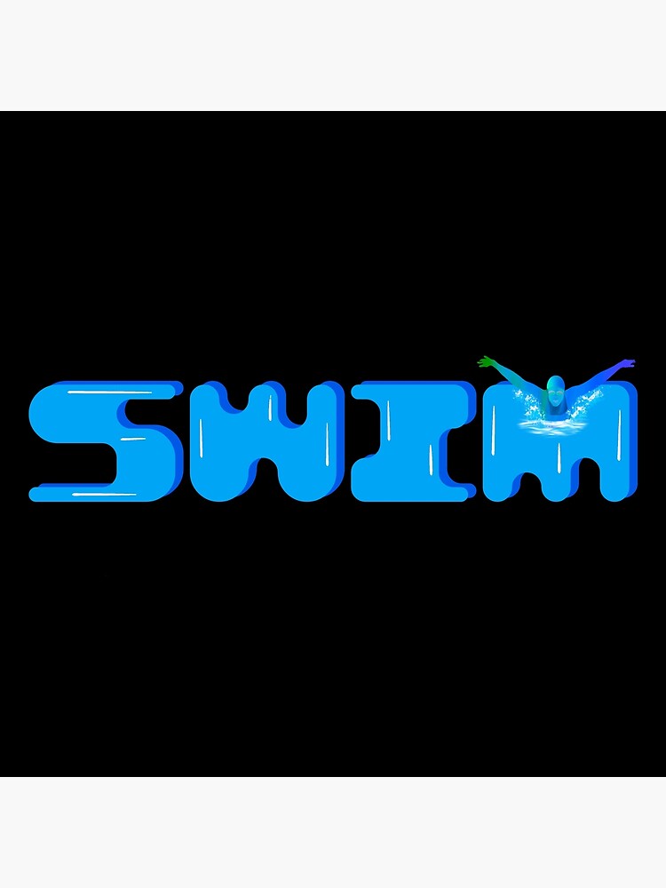 "Creative Swim Design for the real swimmer, zwemmen, swimming" Poster ...