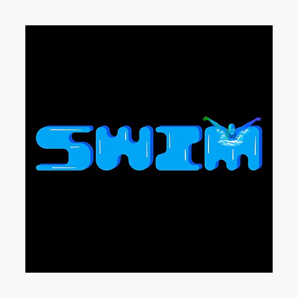 Lámina fotográfica «Diseño de natación creativo para el verdadero ...