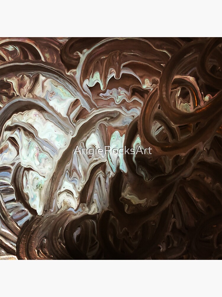 "Inner turmoil" Sticker for Sale by AngieRocksArt | Redbubble