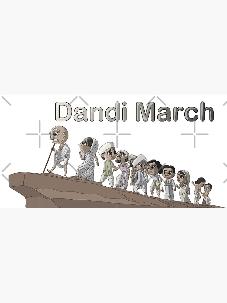 "Salt Satyagraha" Poster for Sale by Chinumeenu | Redbubble