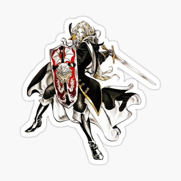"Castlevania Alucard" Sticker for Sale by anikawolf | Redbubble