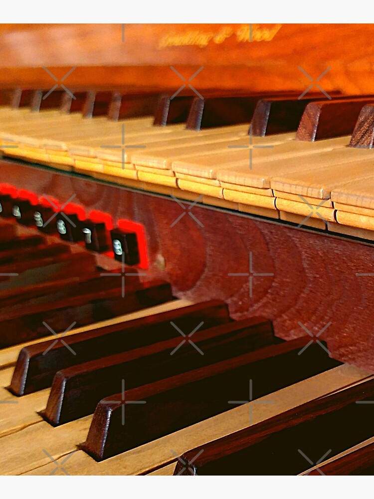 "Organ Keys On an Antique Pipe Organ" Mounted Print for Sale by ...