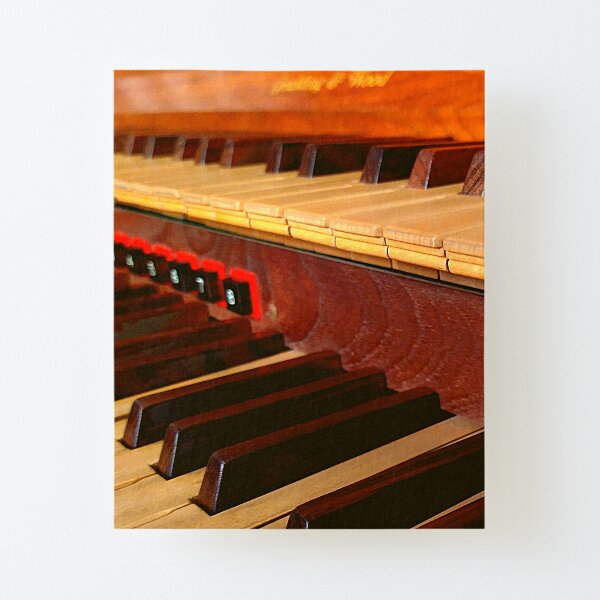 "Organ Keys On an Antique Pipe Organ" Mounted Print for Sale by ...