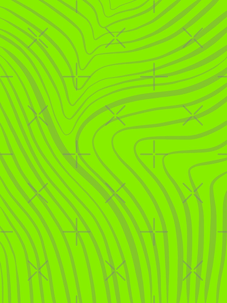 "Amazing simple aesthetic lime green lines" Sticker for Sale by ...