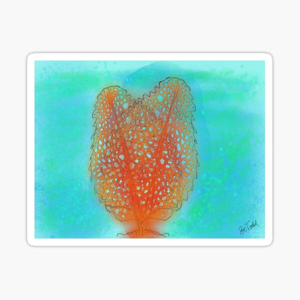 "Speculative Algae #1" Sticker by ZoeSTodd | Redbubble