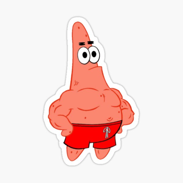 "Patrick SpongeBob " Sticker for Sale by 1vasilek | Redbubble