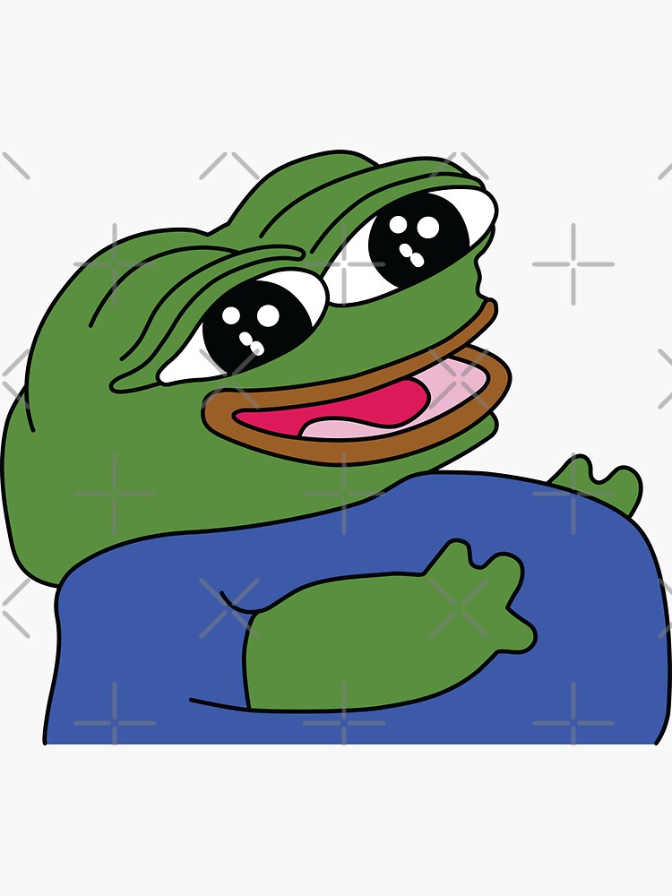 Pegatina «peepoFat Emote de alta calidad» de SimplyNewDesign | Redbubble