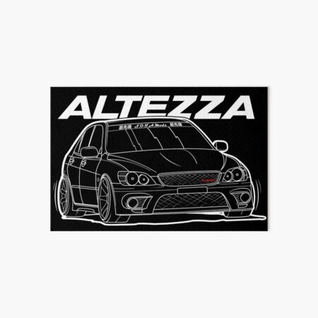 "Altezza RS200 Z-Edition Silhouette - Light Logo" Art Board Print by ...