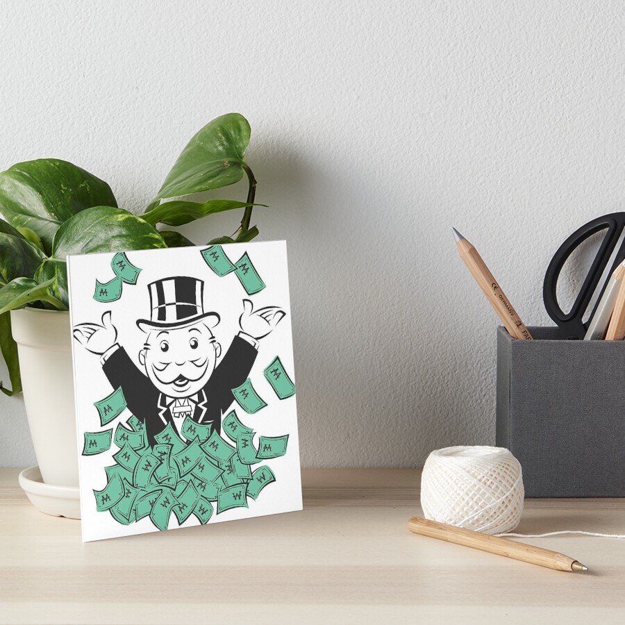 "MONOPOLY MAN MONEY" Poster for Sale by DleVerified | Redbubble