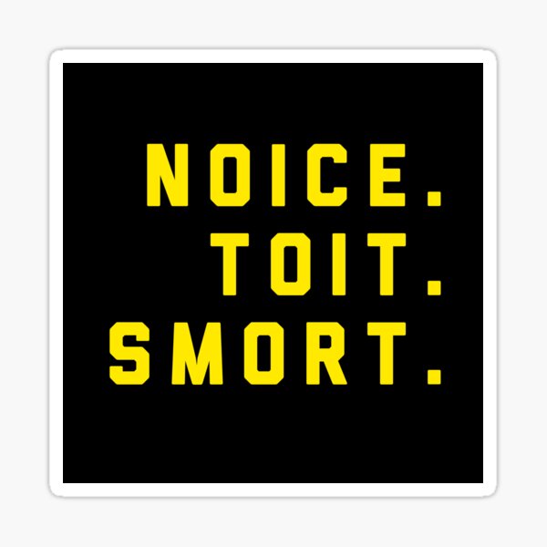 "B99 Noice" Sticker by luciferado | Redbubble