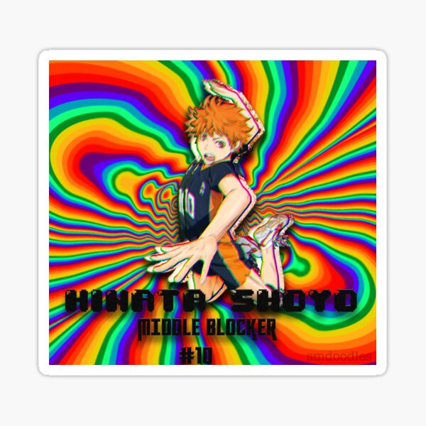 "Hinata Shoyo" Sticker by skysdoodles | Redbubble