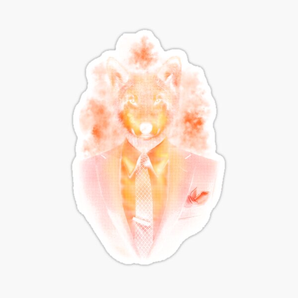 "Mr. Howl" Sticker for Sale by opawapo | Redbubble