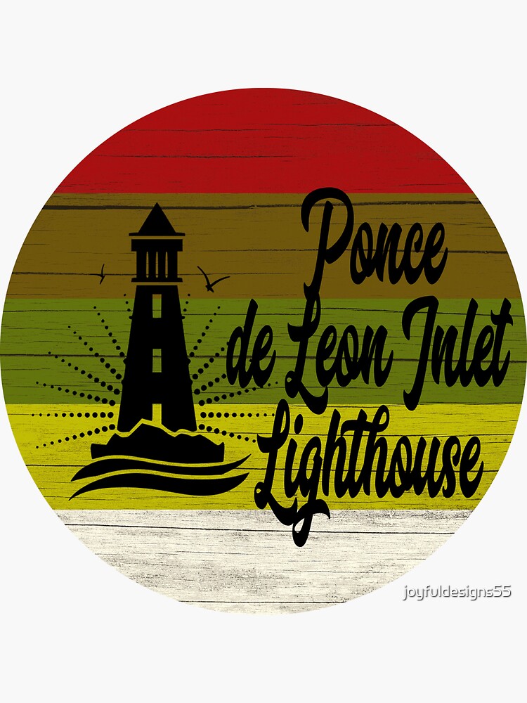 "Ponce de Leon Inlet Lighthouse" Sticker for Sale by joyfuldesigns55 ...