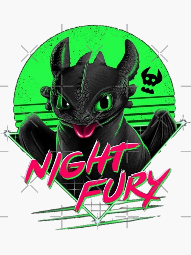 "Toothless Night Furry" Sticker for Sale by artask | Redbubble