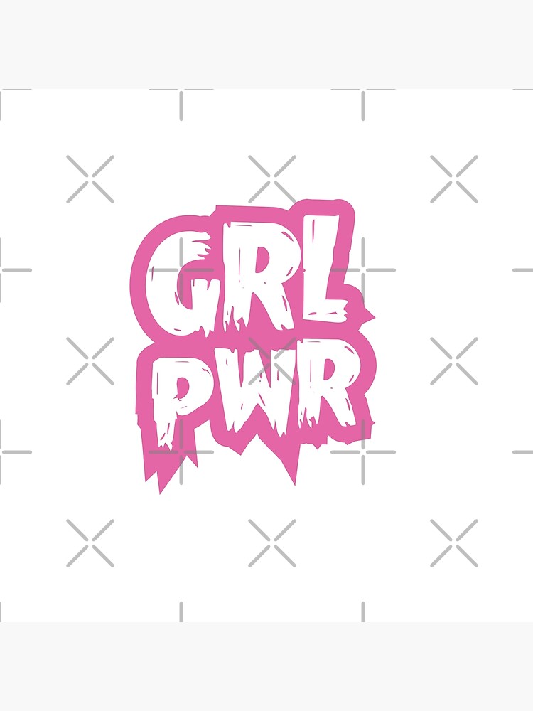 "Grl Pwr Sticker" Poster by guri386 | Redbubble